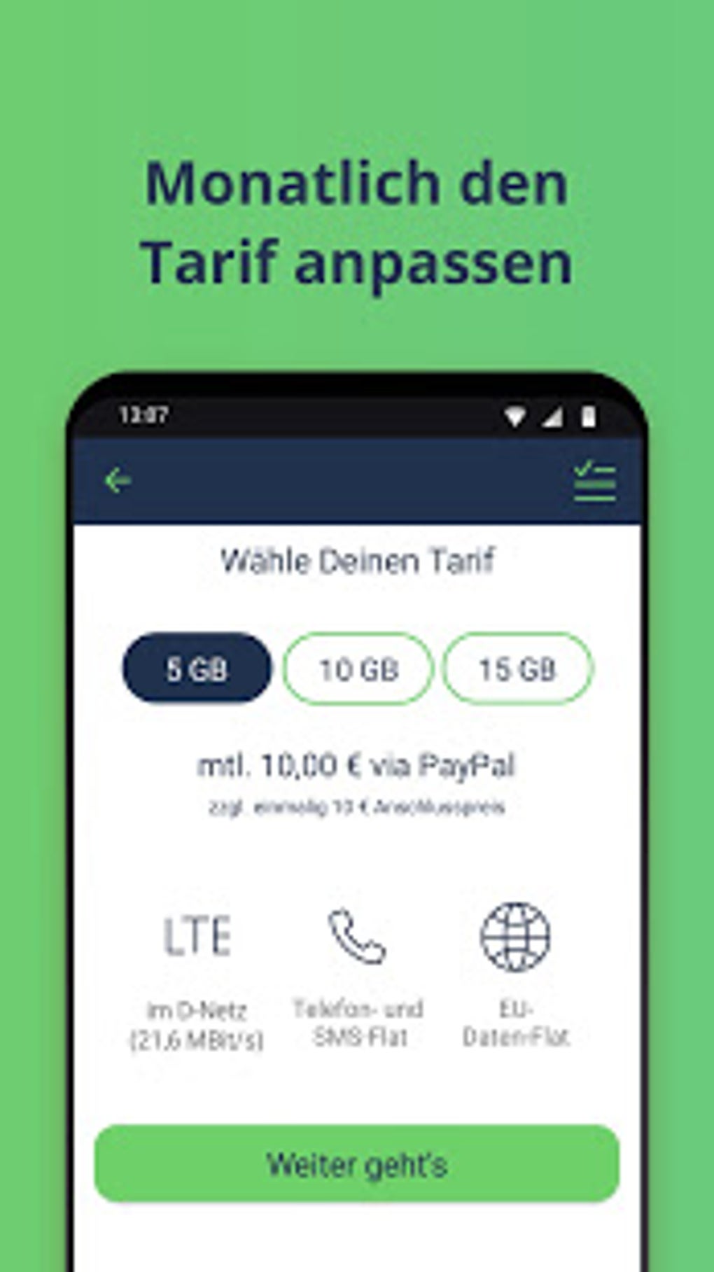 freenet FLEX: Dein Handyvertrag einfach per App für Android - Download
