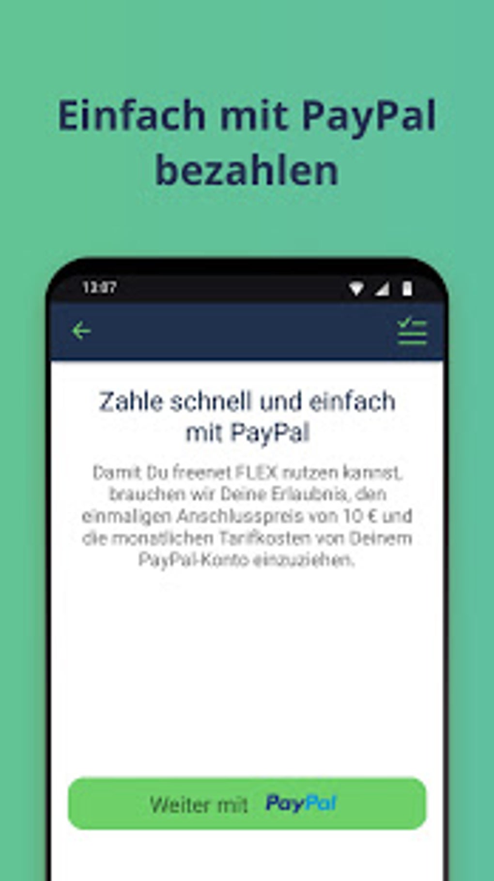 freenet FLEX: Dein Handyvertrag einfach per App für Android - Download