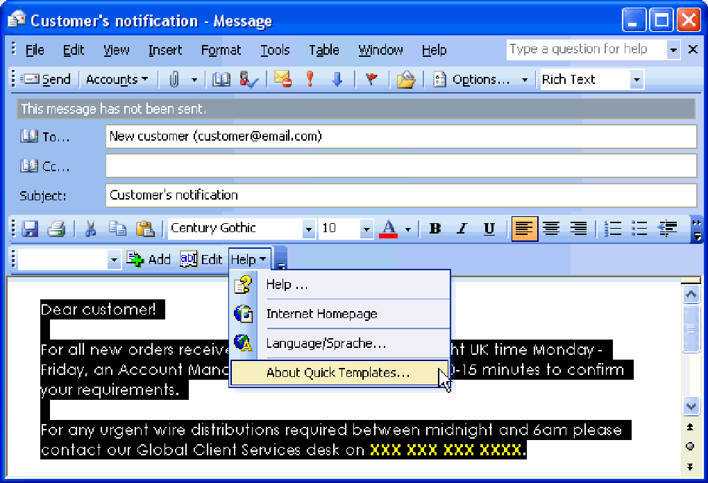Quick Templates - Download