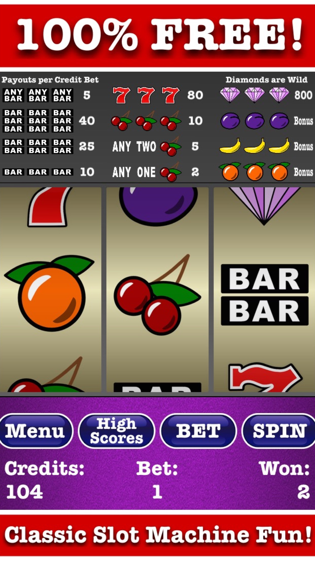 777 Totally Fun Slots for iPhone - Download