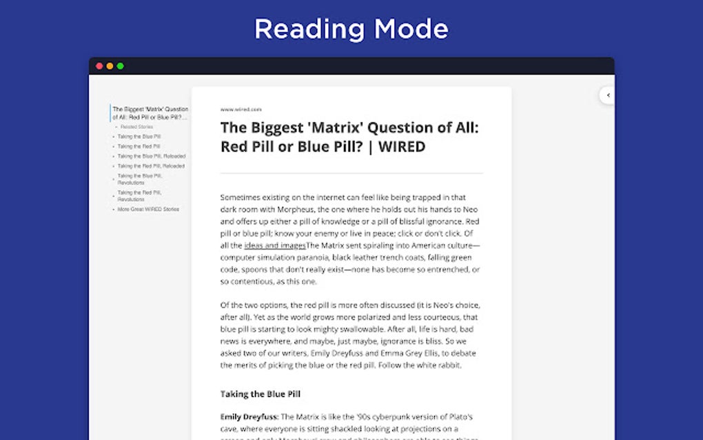 Fika - Reader Mode for Google Chrome - Extension Download