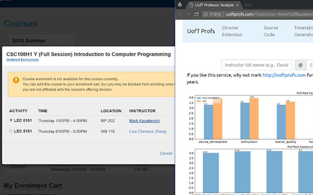 UofT Profs Google Chrome 용 - 확장 프로그램 다운로드