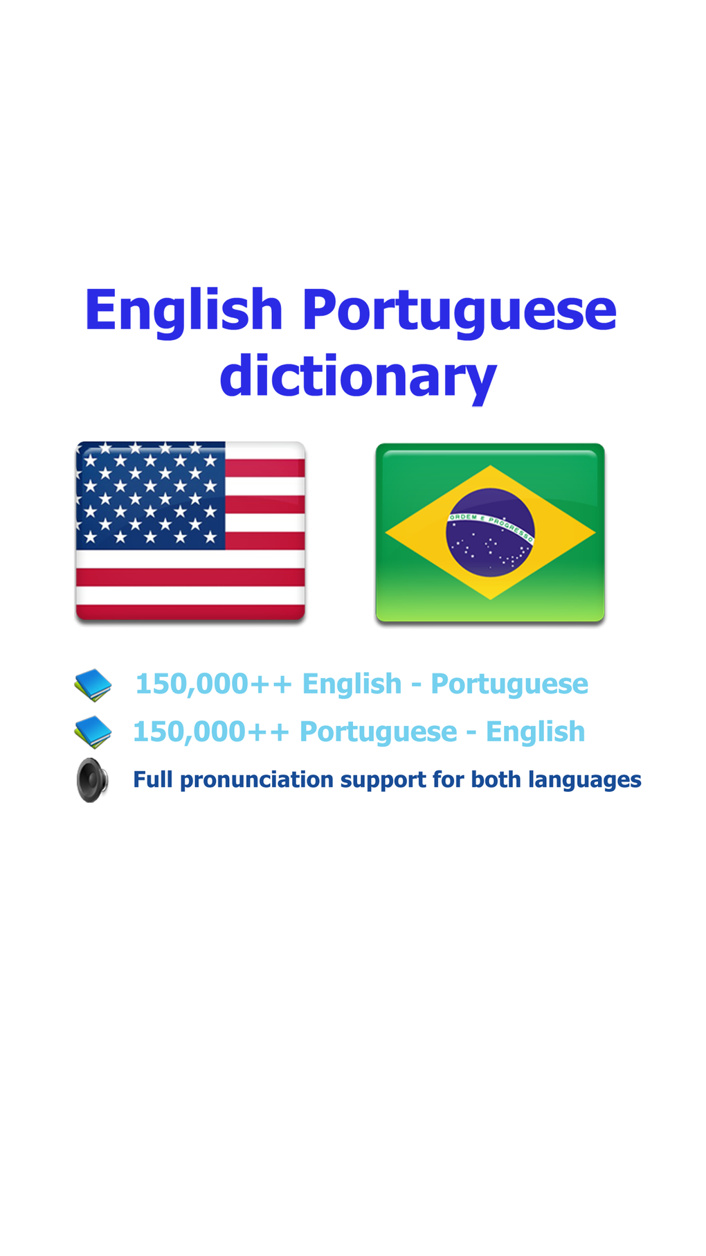 Portuguese English best dictionary for iPhone - Download