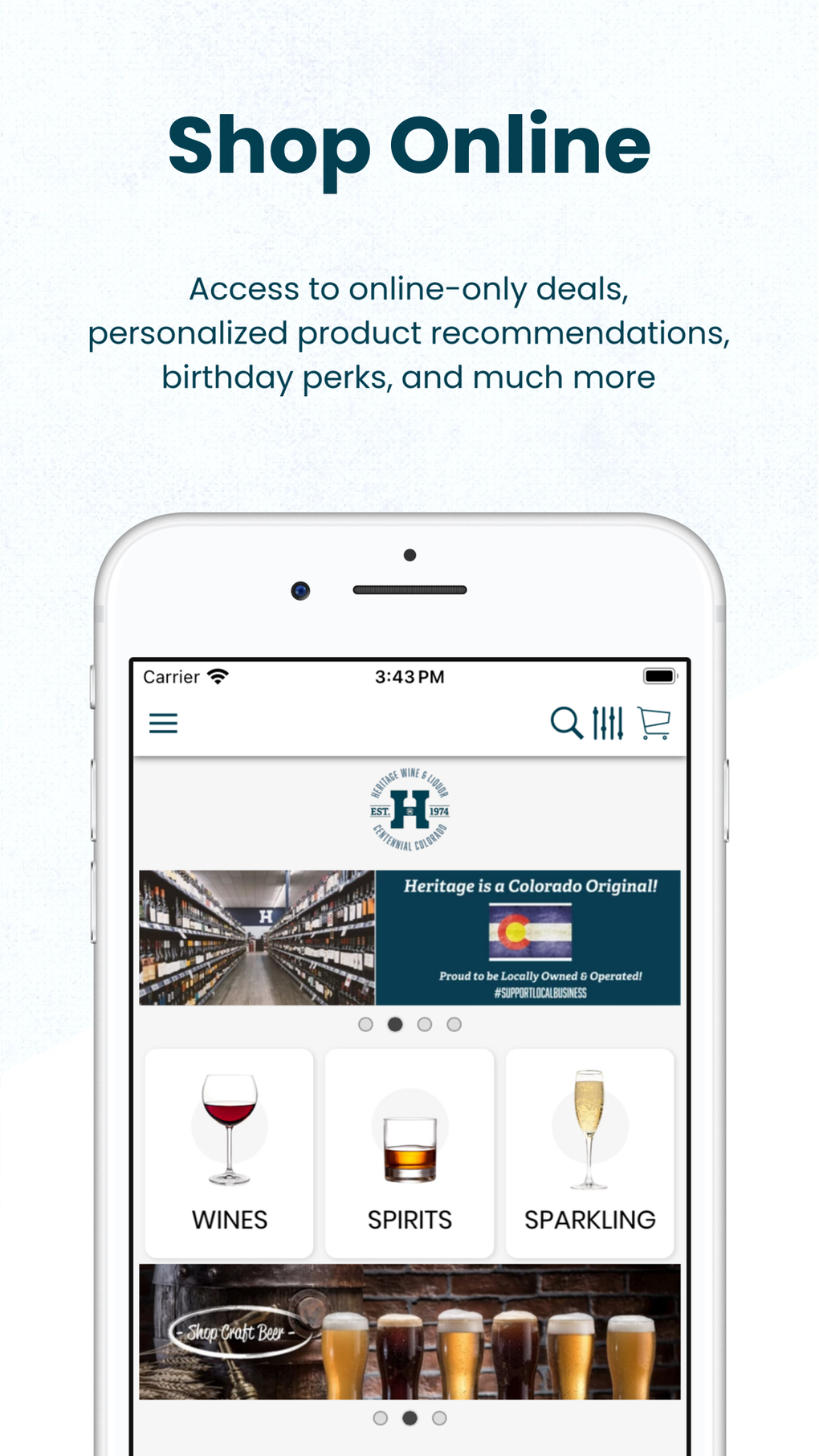 Heritage Wine and Liquor para iPhone - Descargar