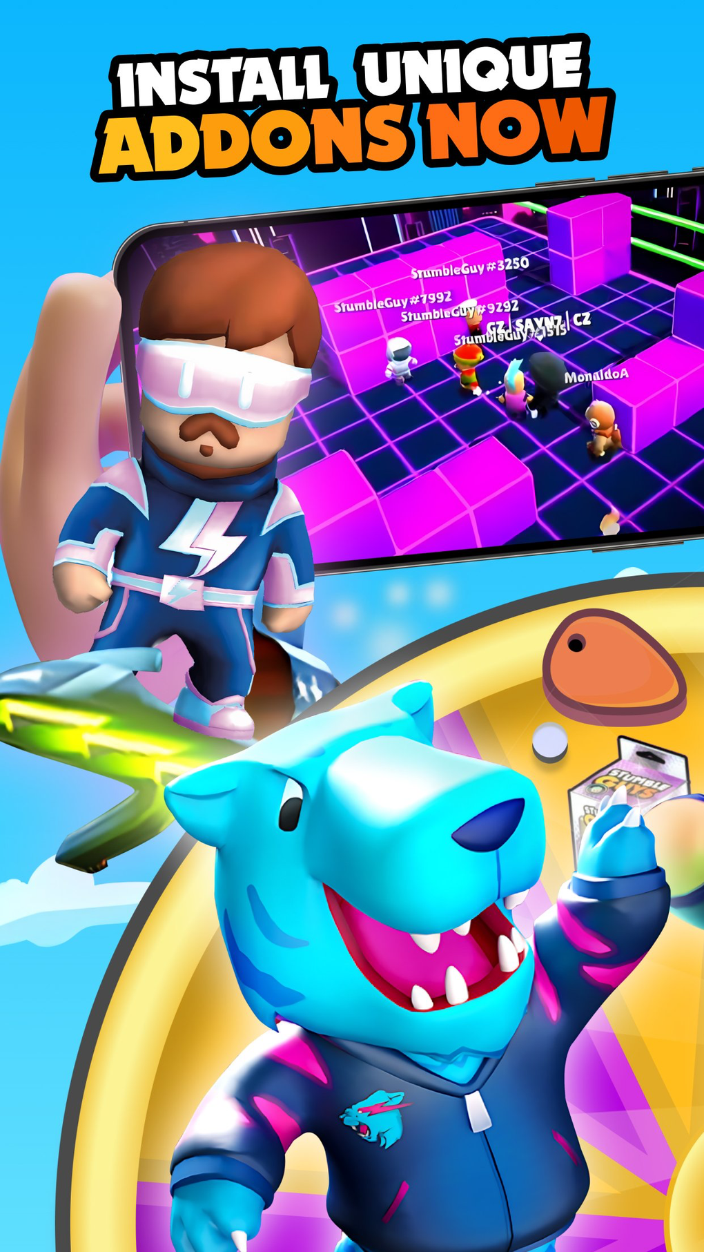 Mods Gems for Stumble Guys for iPhone - Download