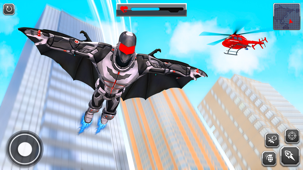 iPhone için Flying Bat Robot Car Games - İndir