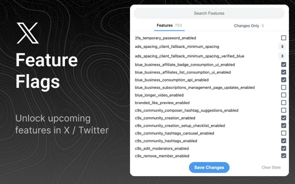 X / Twitter Feature Flags para Google Chrome - Extensión Descargar