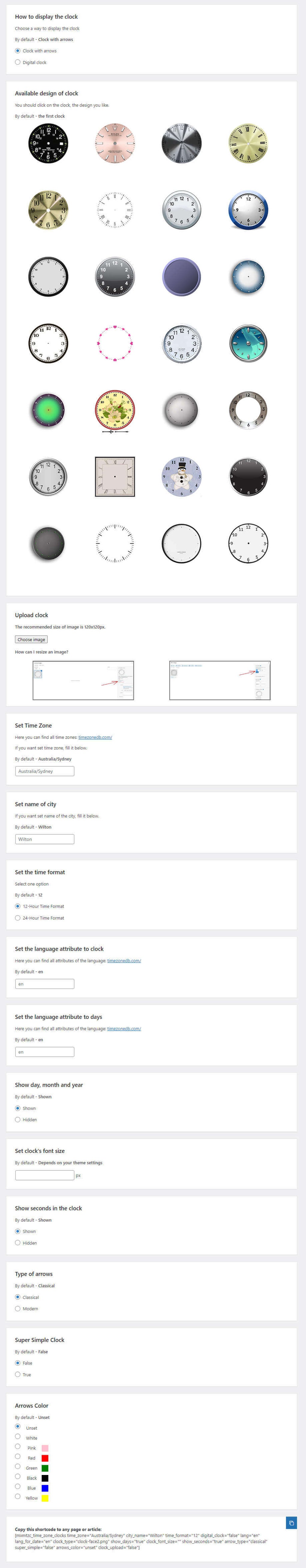 MX Time Zone Clocks para WordPress - Descargar