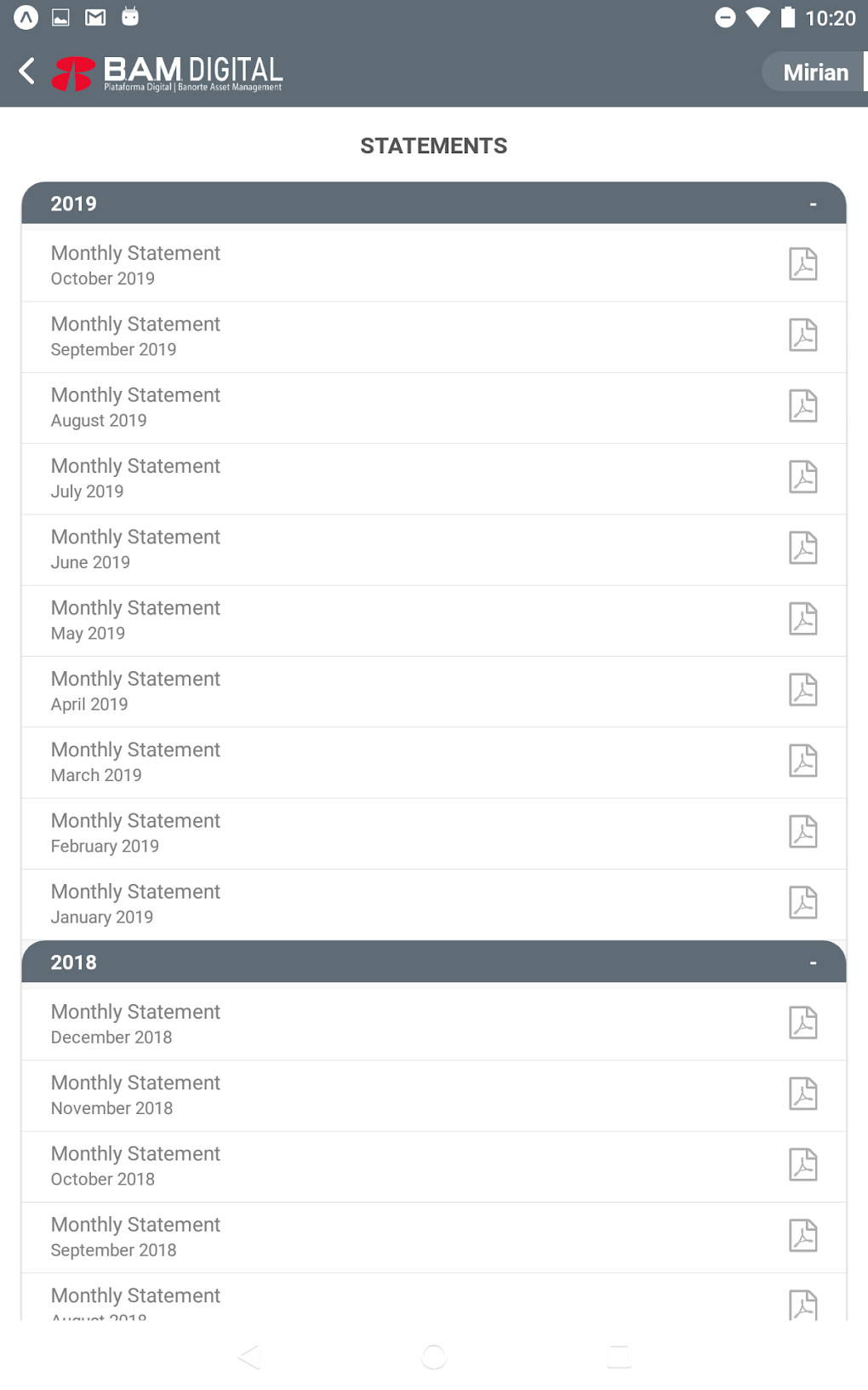 BAM Digital para Android - Descargar