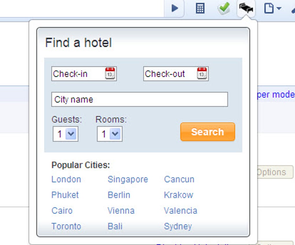 Hotel Search for Google Chrome - Extension Download