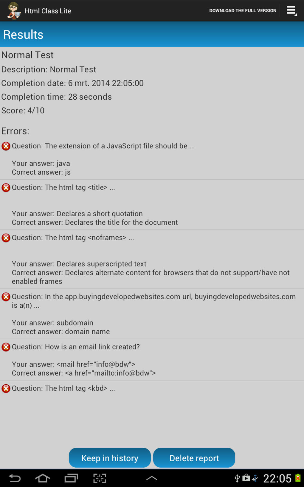 Html Class Lite APK for Android - Download