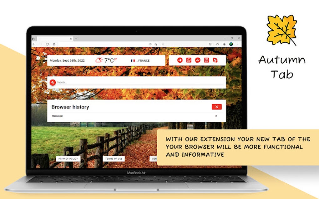 Autumn Tab for Google Chrome - Extension Download