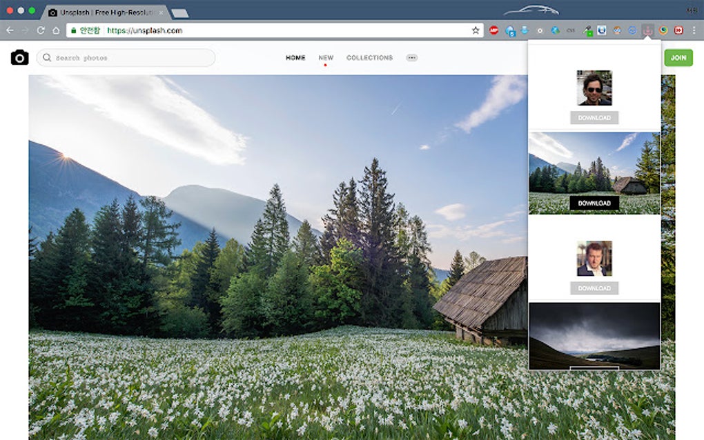 Image downloader para Google Chrome - Extensión Descargar