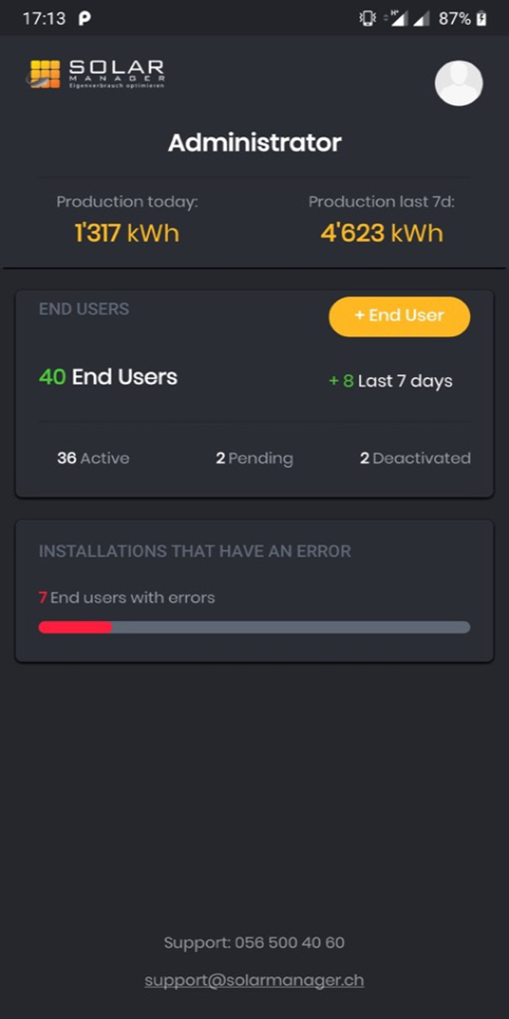 Solar Manager Installation für Android - Download