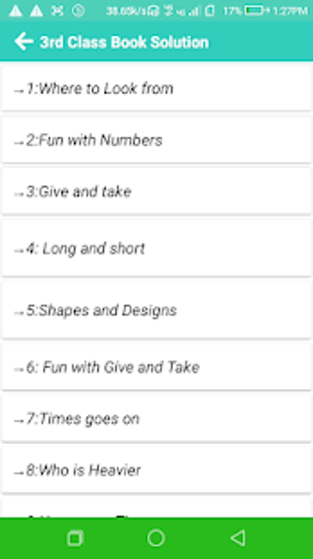 Android I in CBSE Class 3 Book Solution 3rd Class Book Guide APK ndir Android I in CBSE Class 3 Book Solution 3rd Class Book Guide APK ndir
