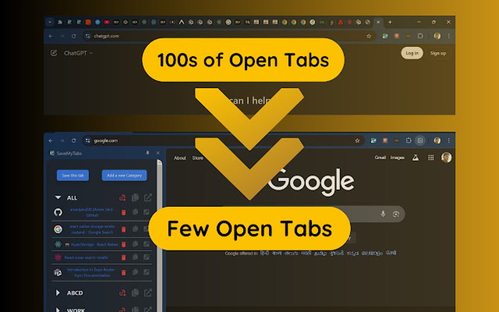 SaveMyTabs - The Ultimate Tab Manager Google Chrome 용 - 확장 프로그램 다운로드