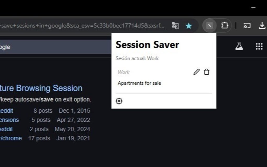 Session Saver Google Chrome 용 - 확장 프로그램 다운로드