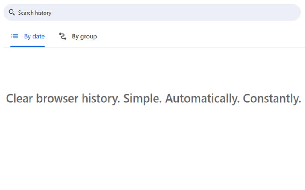 Simple History Cleaner for Google Chrome - Extension Download