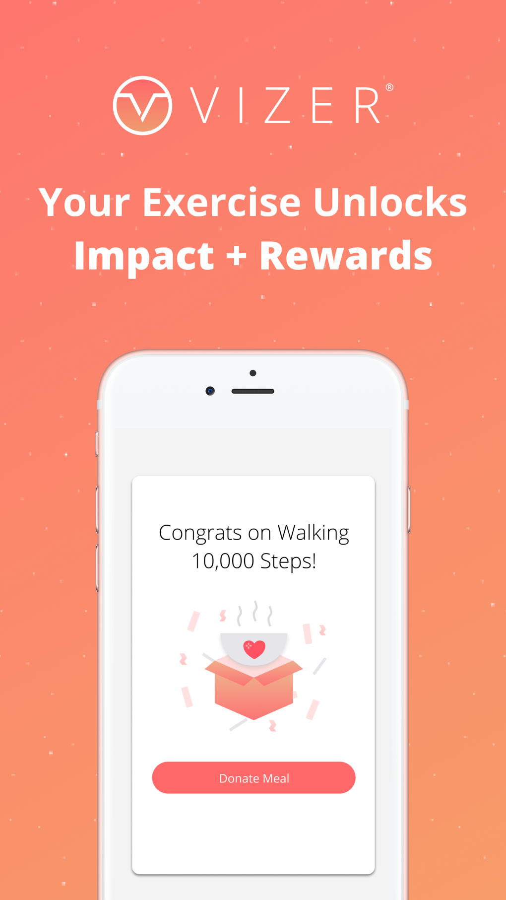 Vizer - Steps Track Donate for iPhone - Download