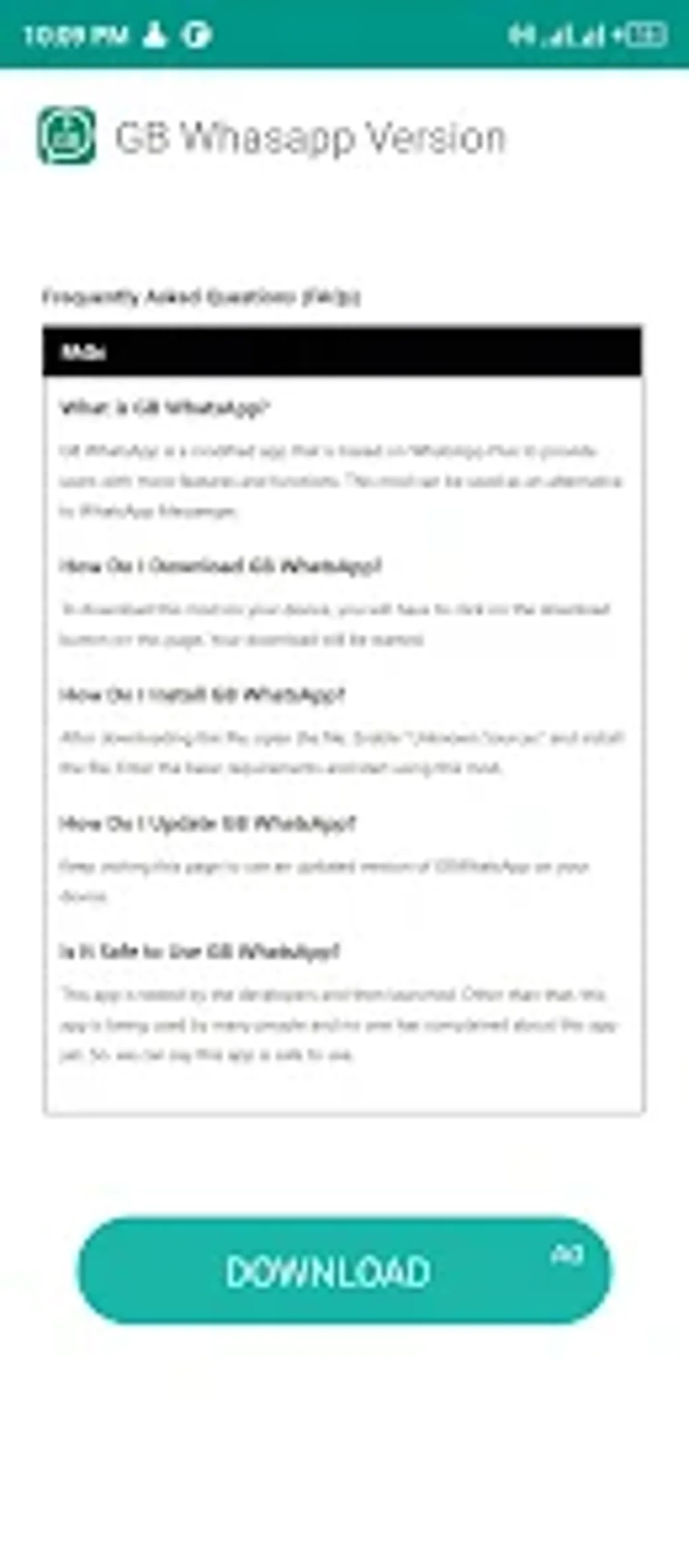 gb watsapp.app 2023 per Android - Download