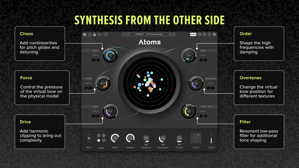 Atoms Synthesizer - Baby Audio para iPhone - Descargar