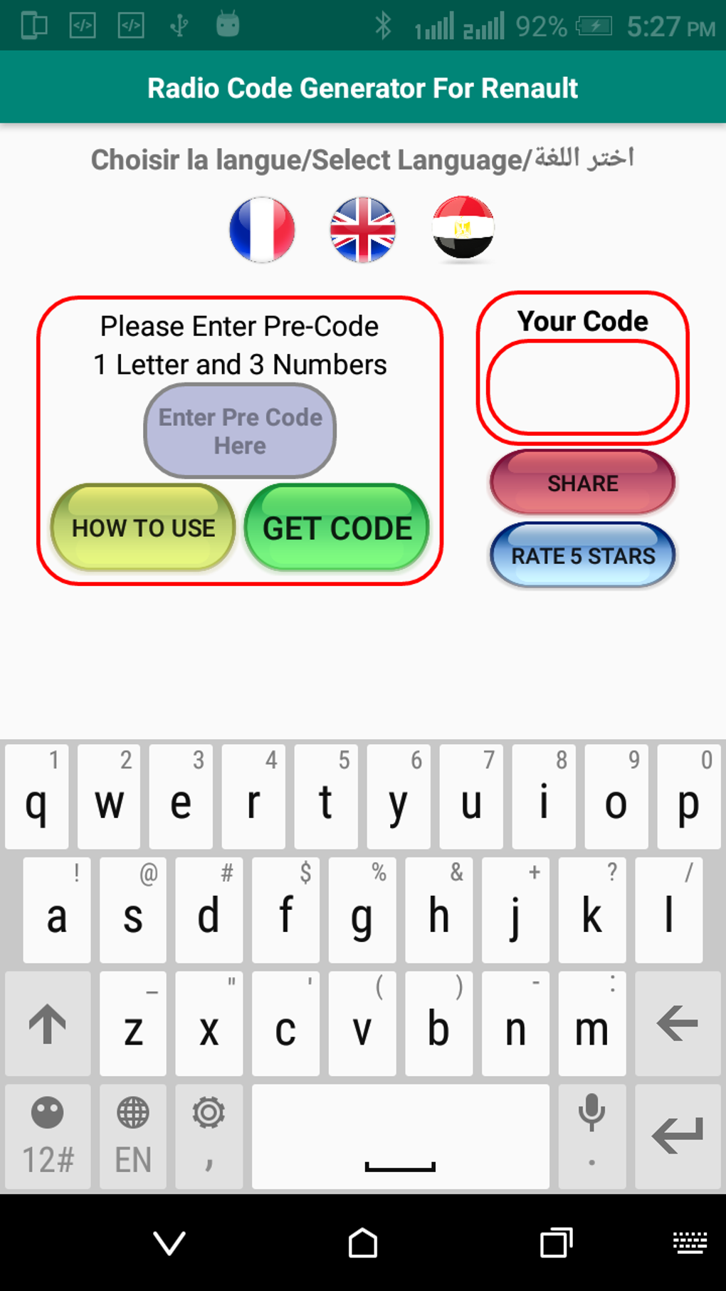 Radio Code Generator For Renault Para Android Descargar Radio Code Generator For Renault Para Android Descargar