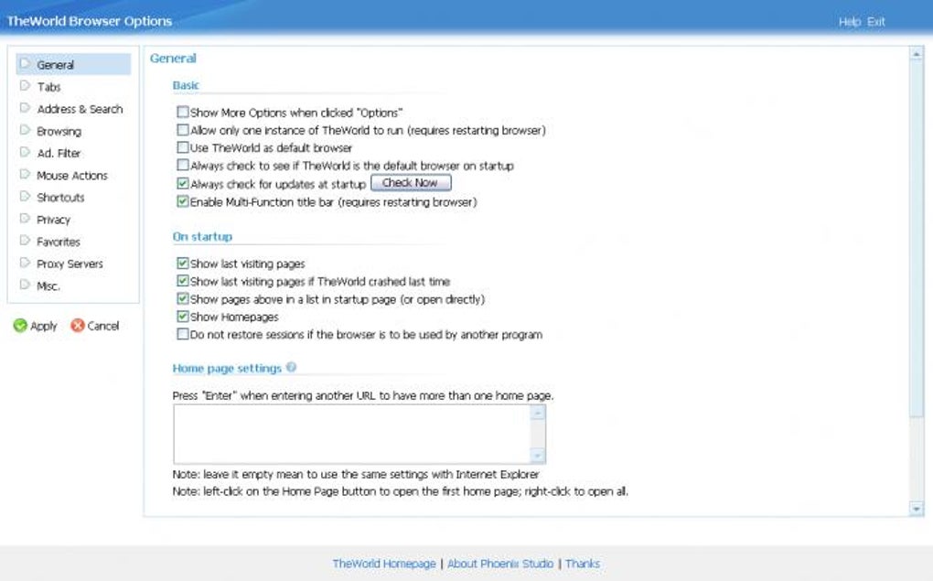 TheWorld Browser - Download