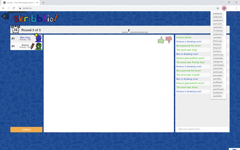 skribbl.io Bot Google Chrome için - Eklenti İndir