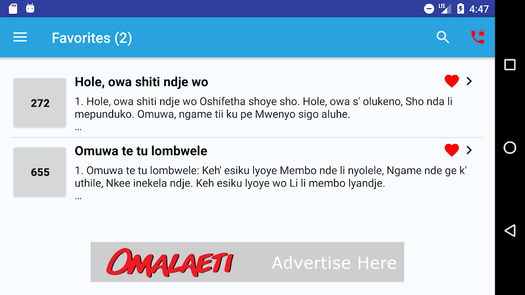 Imba - Ehangano for Android - Download