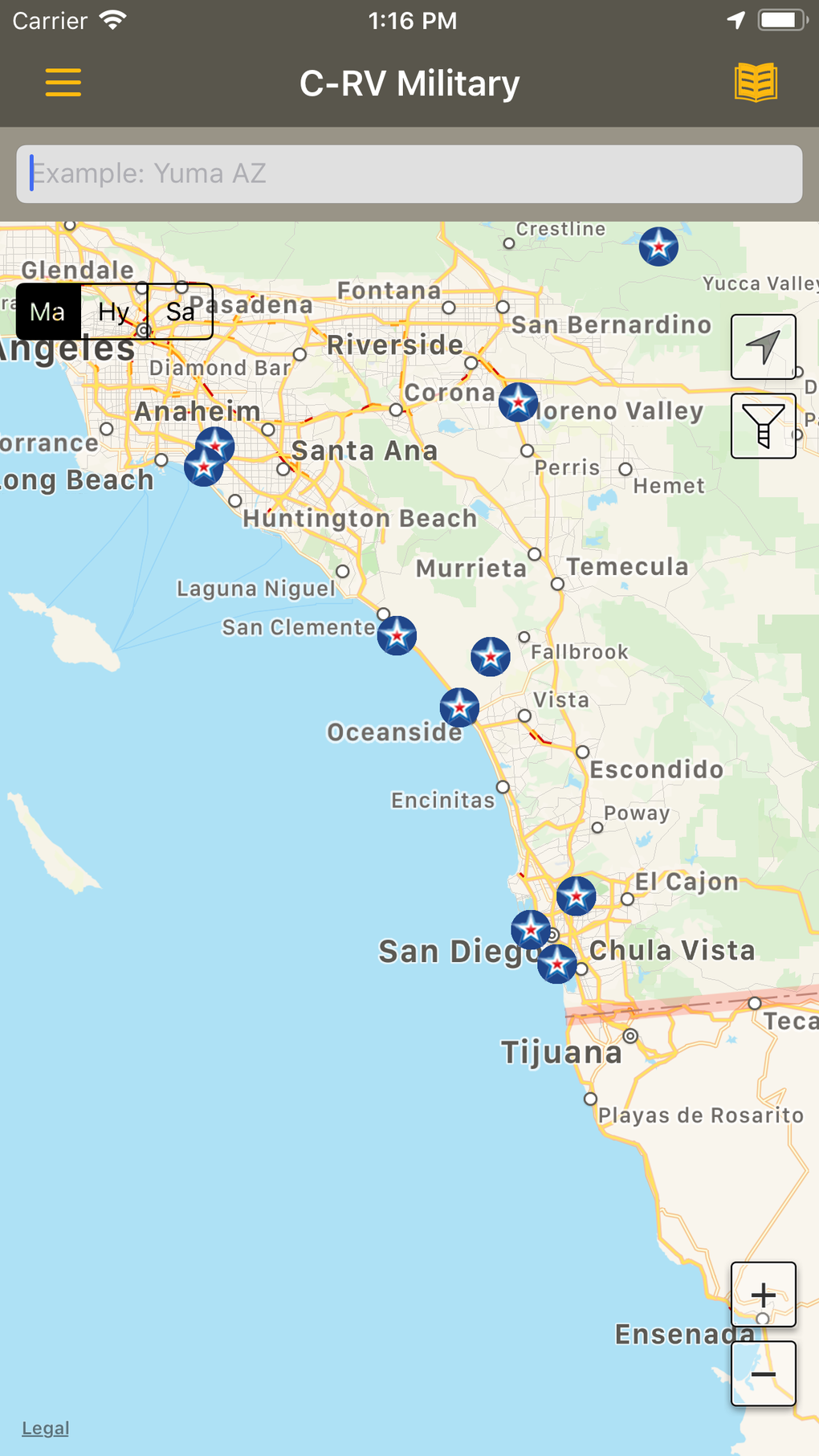 Military FamCamp Campgrounds per iPhone - Download