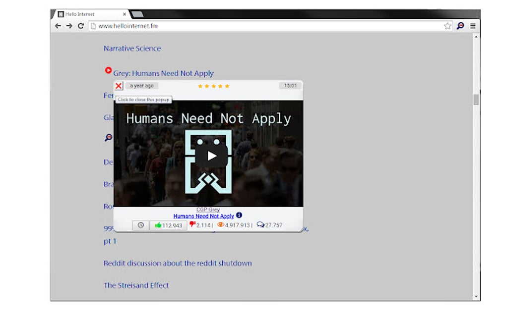 YT Link Preview for Google Chrome - Extension Download