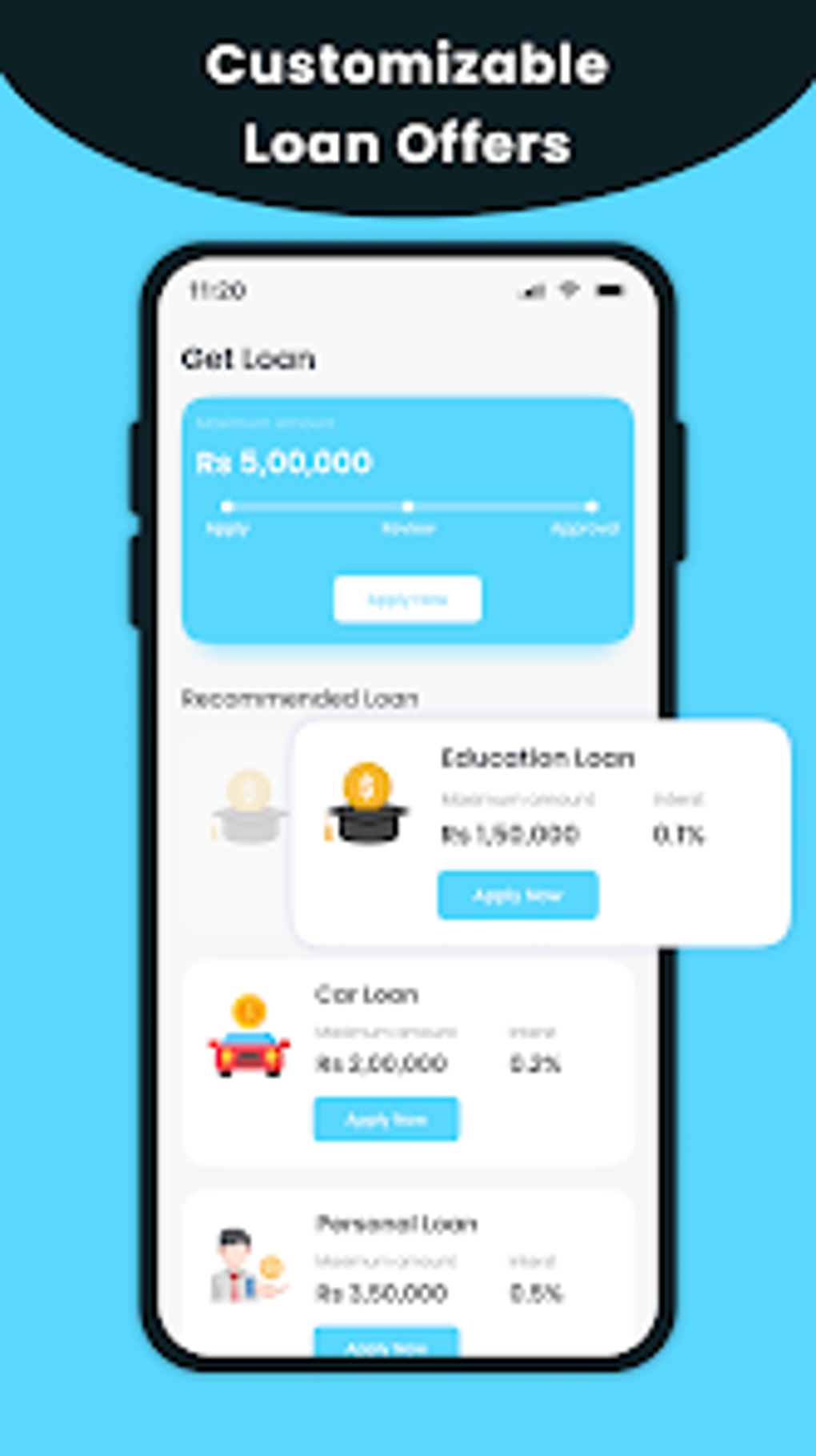 5 Minute Me Aadhar Loan Guide para Android - Descargar