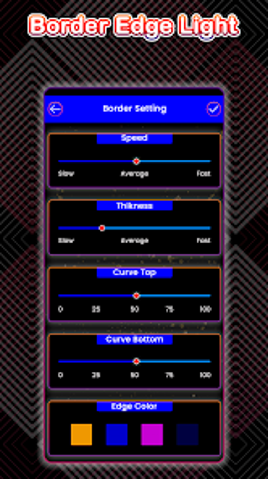 Edge Lighting Live Wallpaper para Android - Descargar