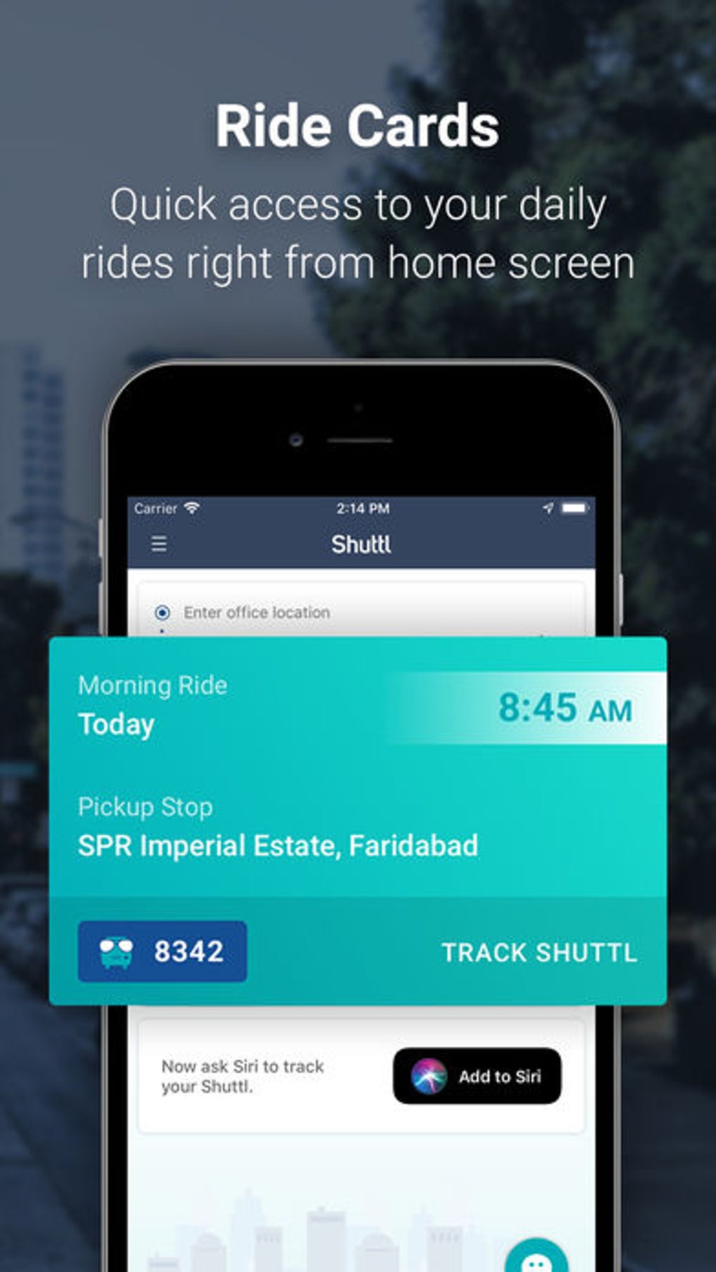 Shuttl - Daily Office Bus for iPhone - Download