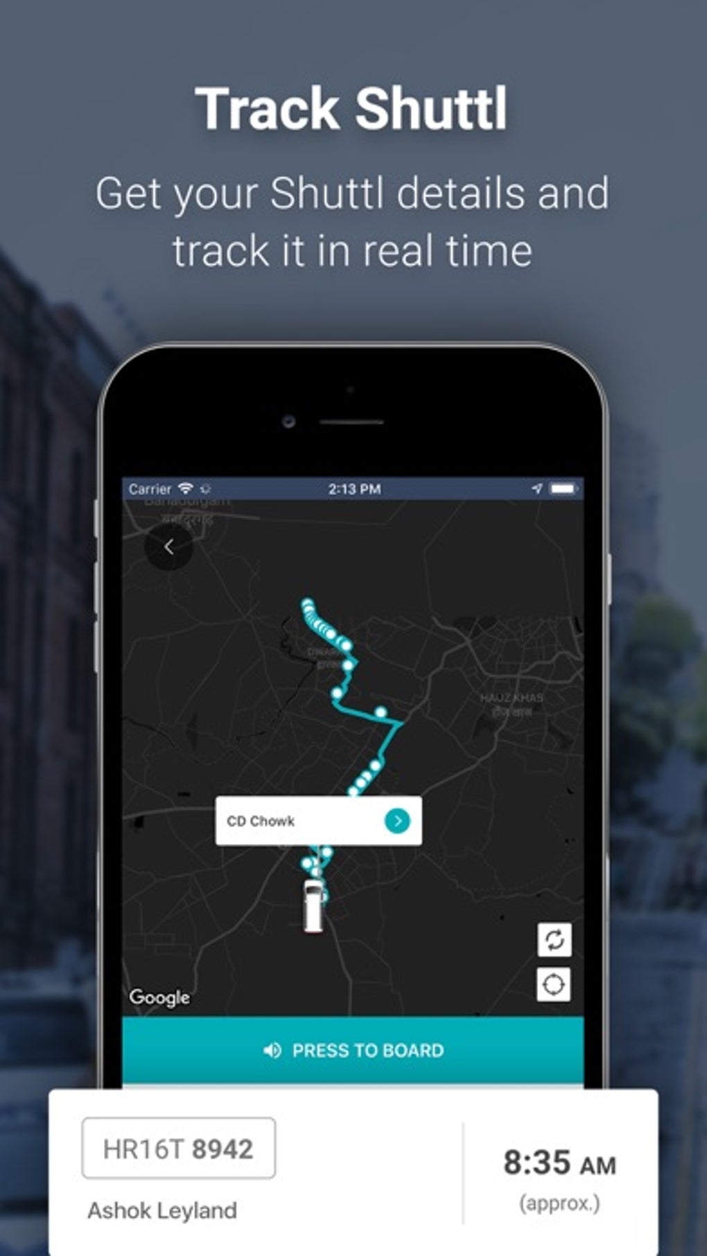 Shuttl - Daily Office Bus for iPhone - Download