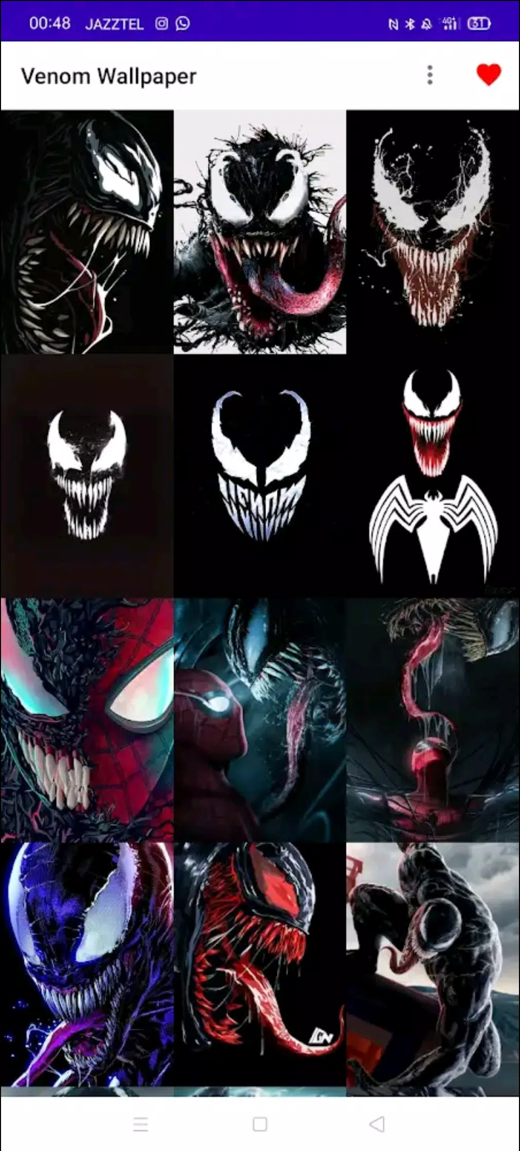 Android için Venom wallpaper - İndir