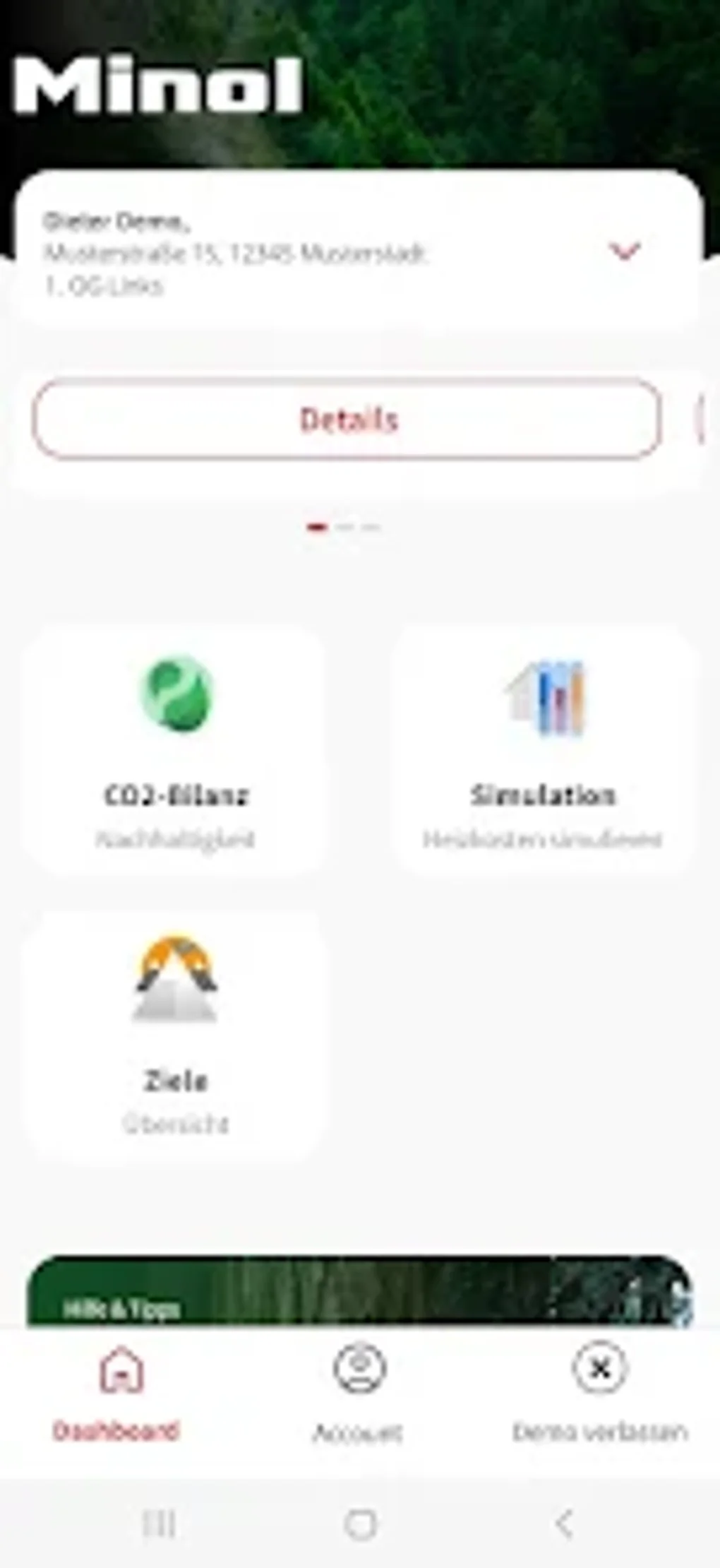 Minol สำหรับ Android - ดาวน์โหลด