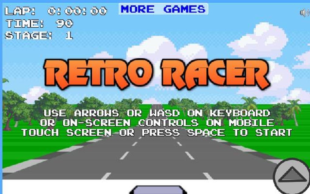 Play Retroracer 8x Html5 for Google Chrome - Extension Download