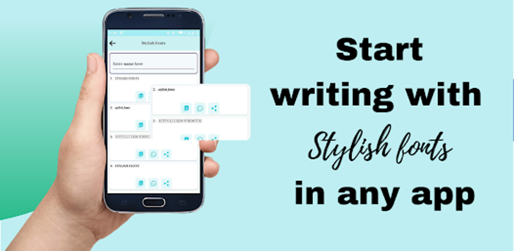 Stylish Text Fonts Symbols per Android - Download