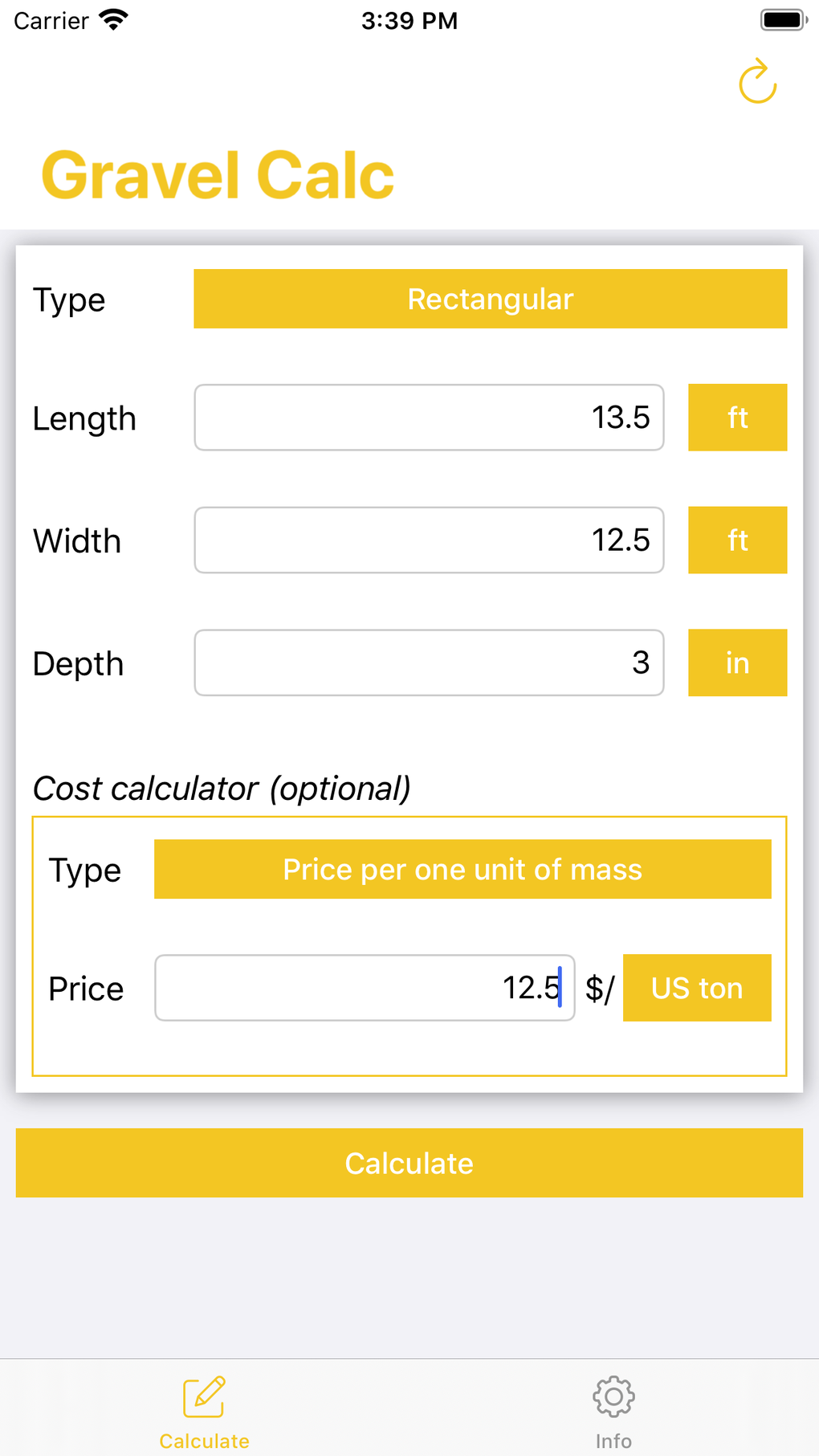 Gravel Calculator - Calc for iPhone - Download Gravel Calculator - Calc for iPhone - Download