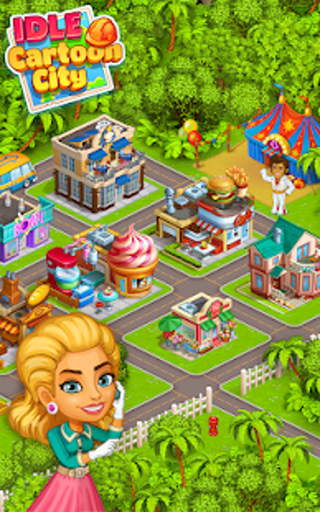 Idle Cartoon City Empire:MinerSupermarketFarming for Android - Download