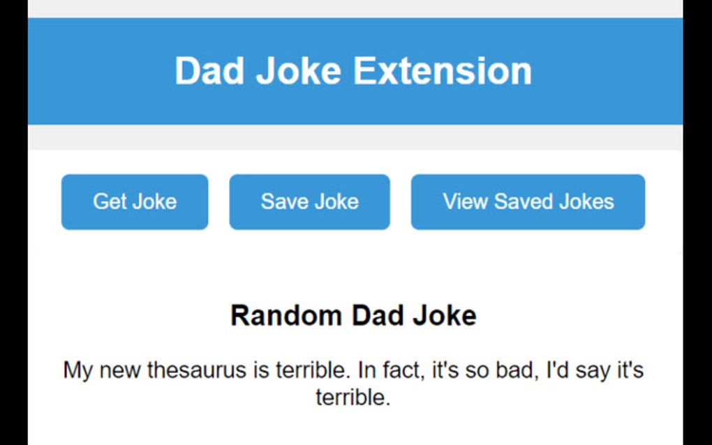 Dad Joke Generator for Google Chrome - Extension Download
