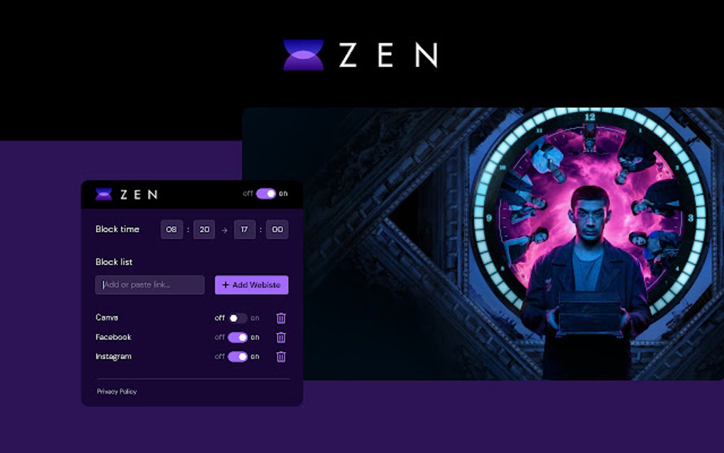 Zen - Focus & Block Distractions for Google Chrome - Extension Download