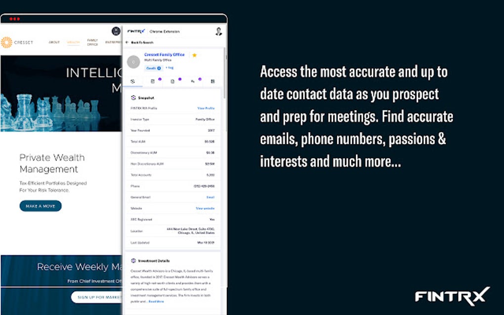 FINTRX Private Wealth Data - Chrome Access for Google Chrome ...