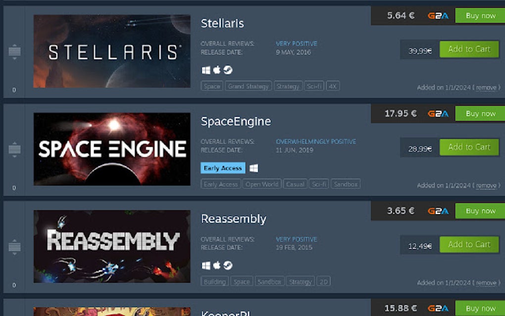 Steam Price Scout for Google Chrome - Extension Download
