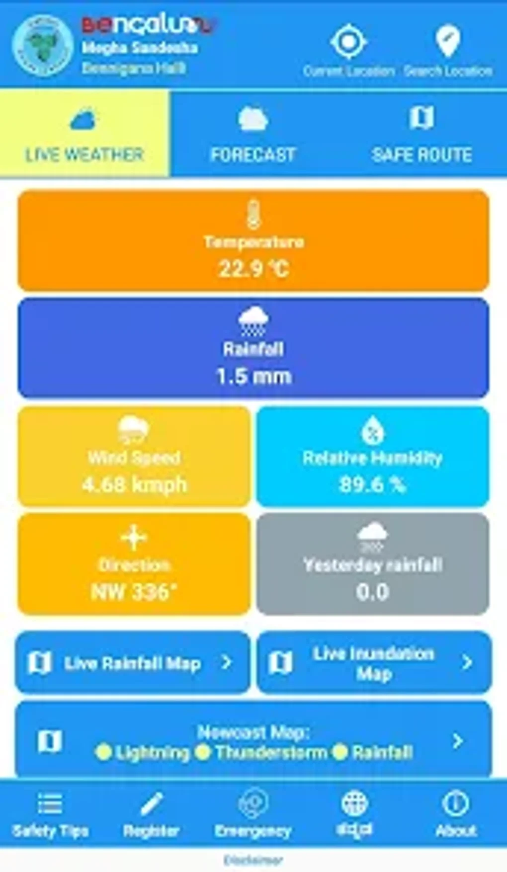 Bengaluru Megha Sandesha for Android - Download