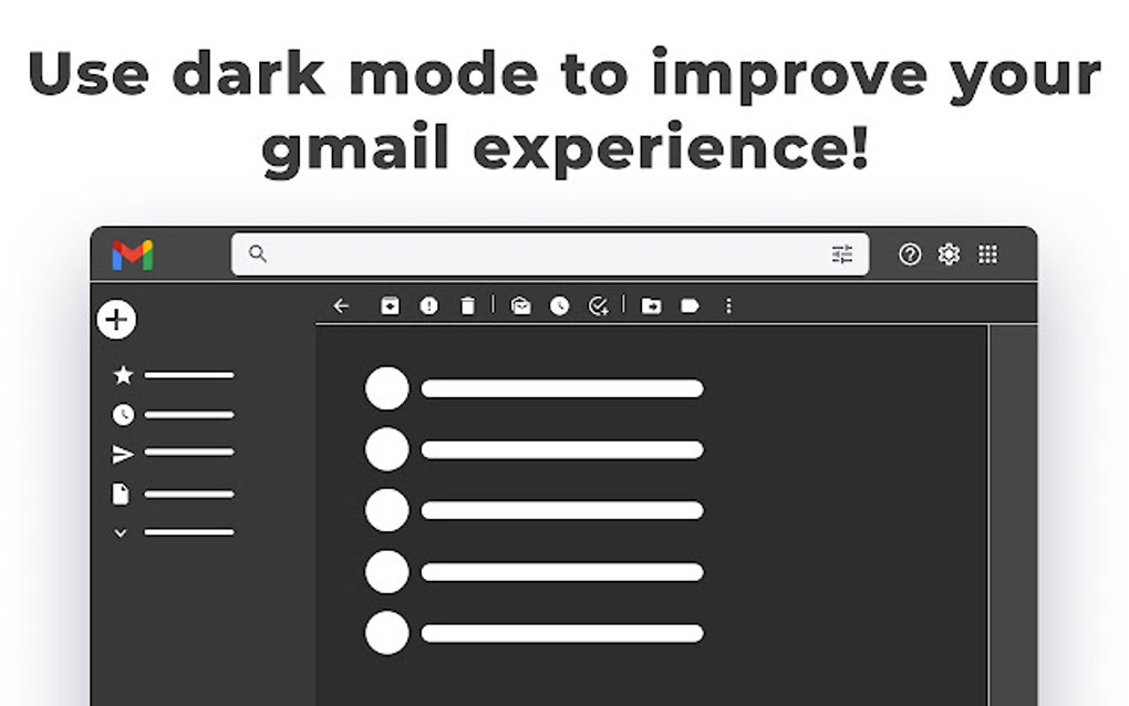 Gmail Dark Mode Google Chrome 용 - 확장 프로그램 다운로드