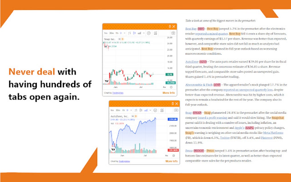 Ampersand: Financial Research Tool Google Chrome 용 - 확장 프로그램 다운로드