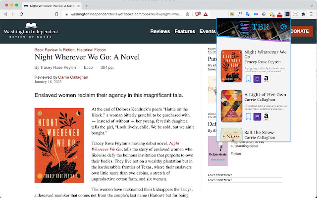 TBR Bookmarker Extension para Google Chrome - Extensión Descargar