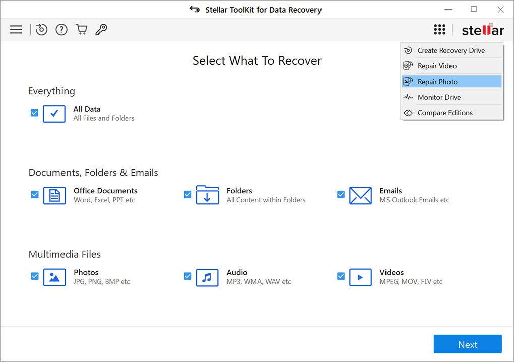 Stellar Toolkit for Data Recovery - Download